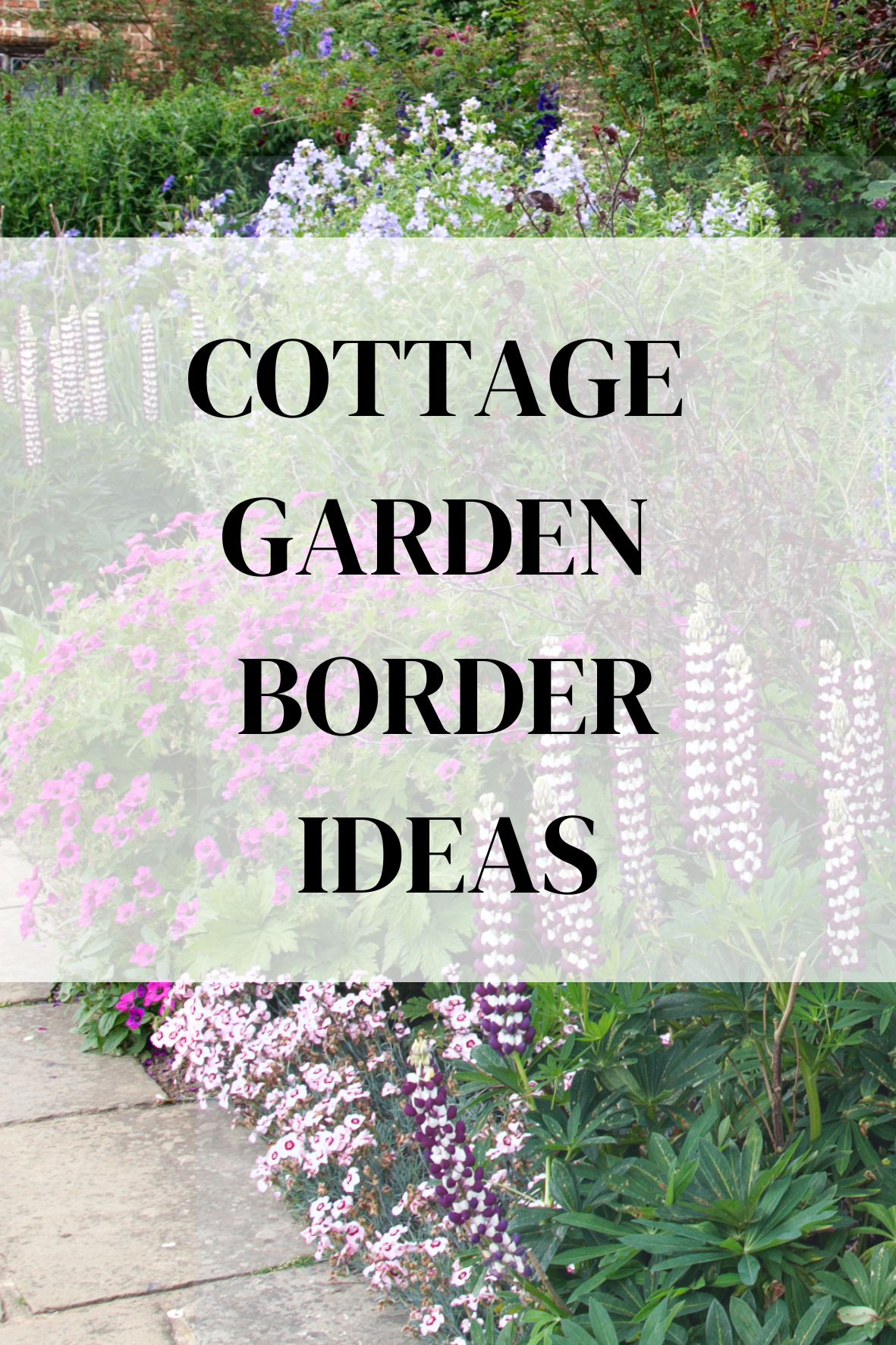 8 Lovely Cottage Garden Border Ideas That Will Make a Big Impact - Her ...
